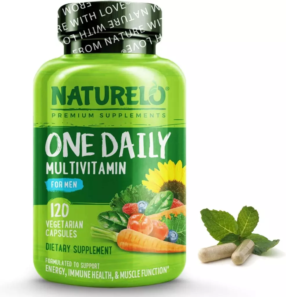 NATURELO One Daily Multivitamin, Beste Nahrungsergänzung für Männer