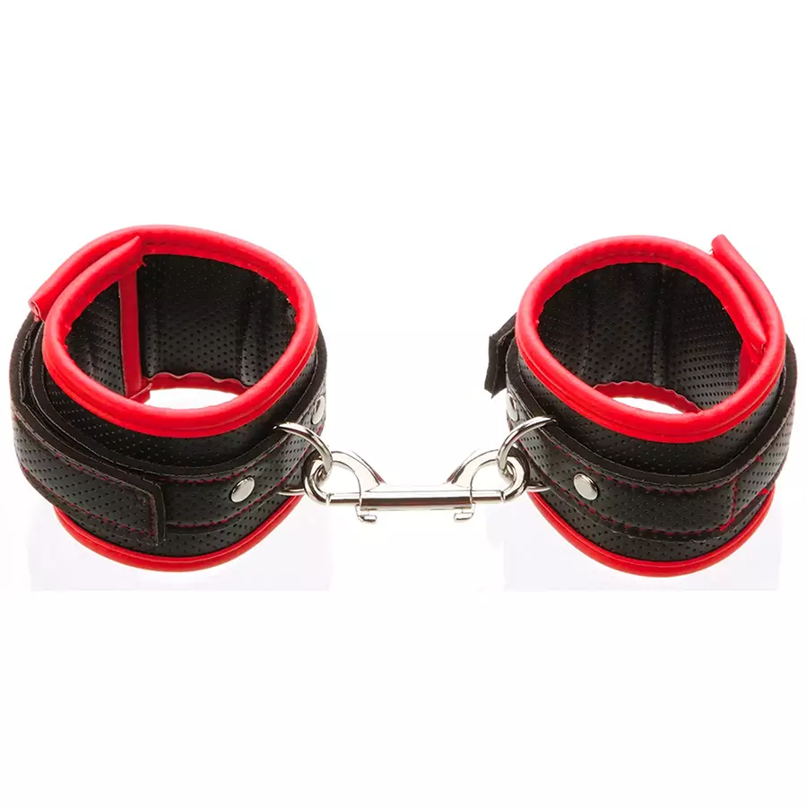 Faux Leather Bondage Handcuffs