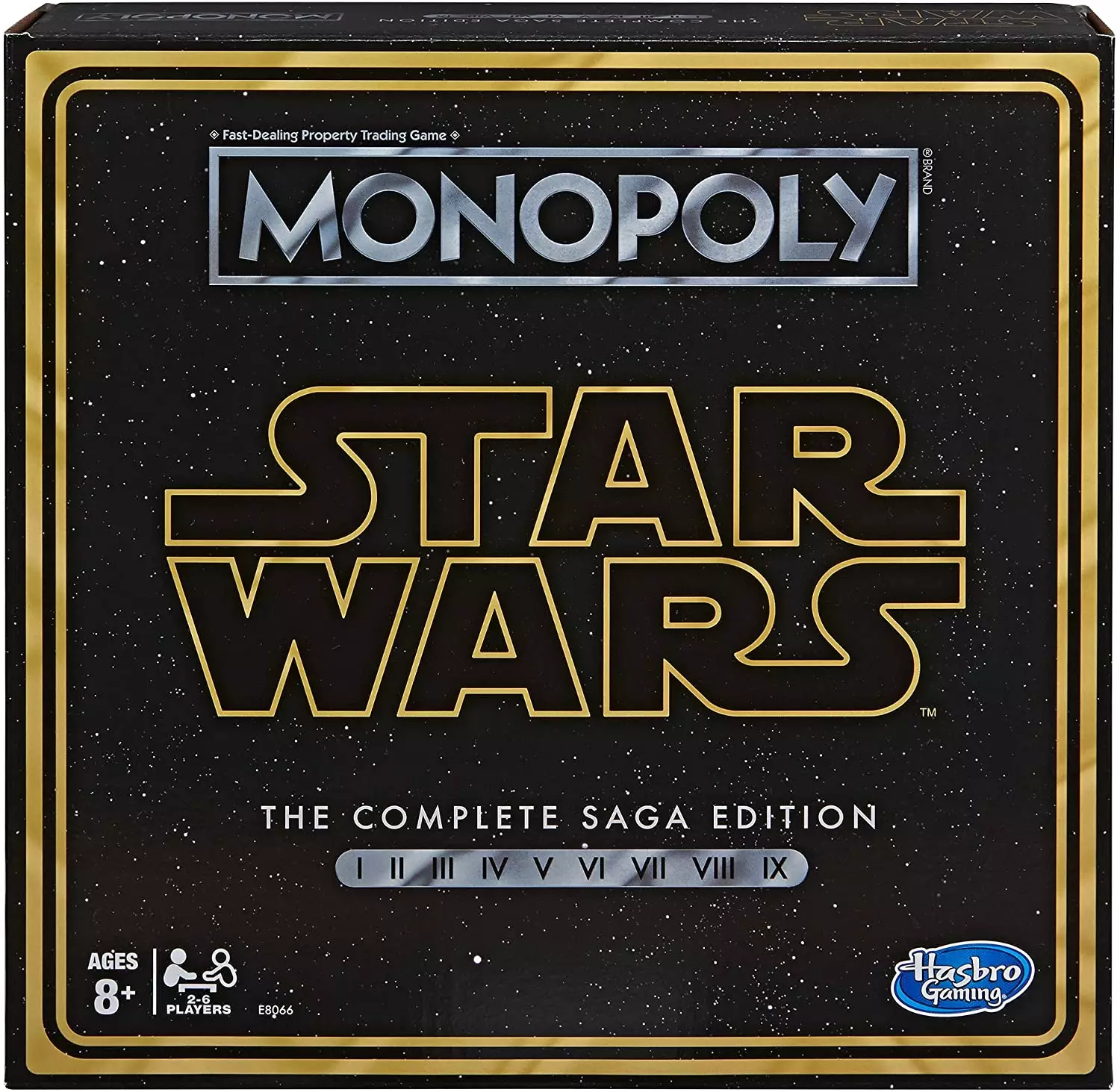 Monopoli: Star Wars Complete Saga Edition, anrhegion gorau star wars