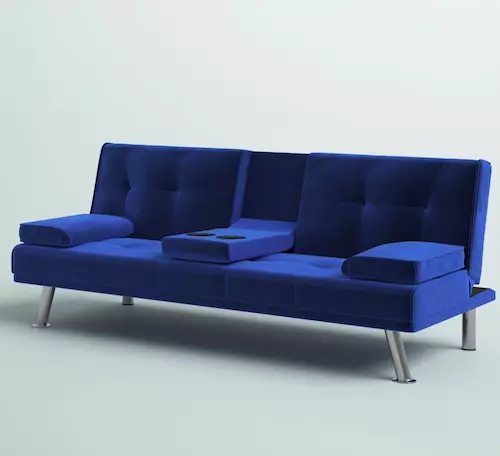 Zipcode Design Futon dublu cu depozitare