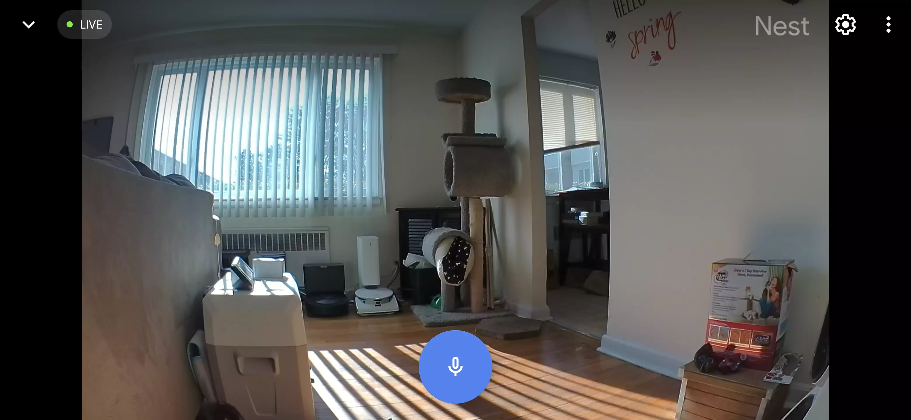 Isithombe-skrini se-Google Nest Cam (Indoor, Wired).