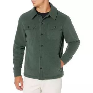 Amazon Essentials 长袖摇粒绒衬衫夹克