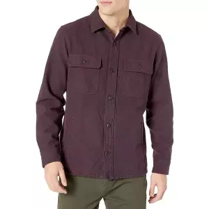 Jachetă de cămașă de flanel grea Goodthreads