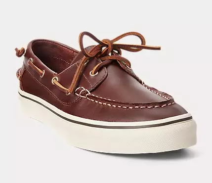 Ralph Lauren Keaton Leather Boat Shoe