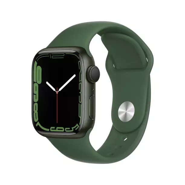 Apple Watch Seri 7 hijau