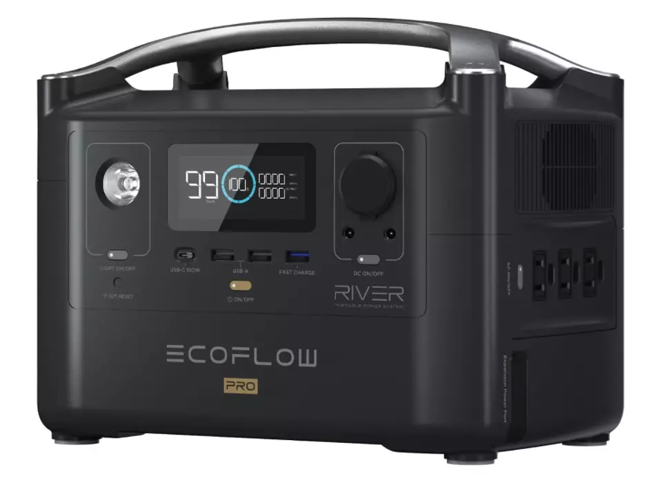 EF EcoFlow River Pro ọdụ ụgbọ ike nwere ike ibugharị