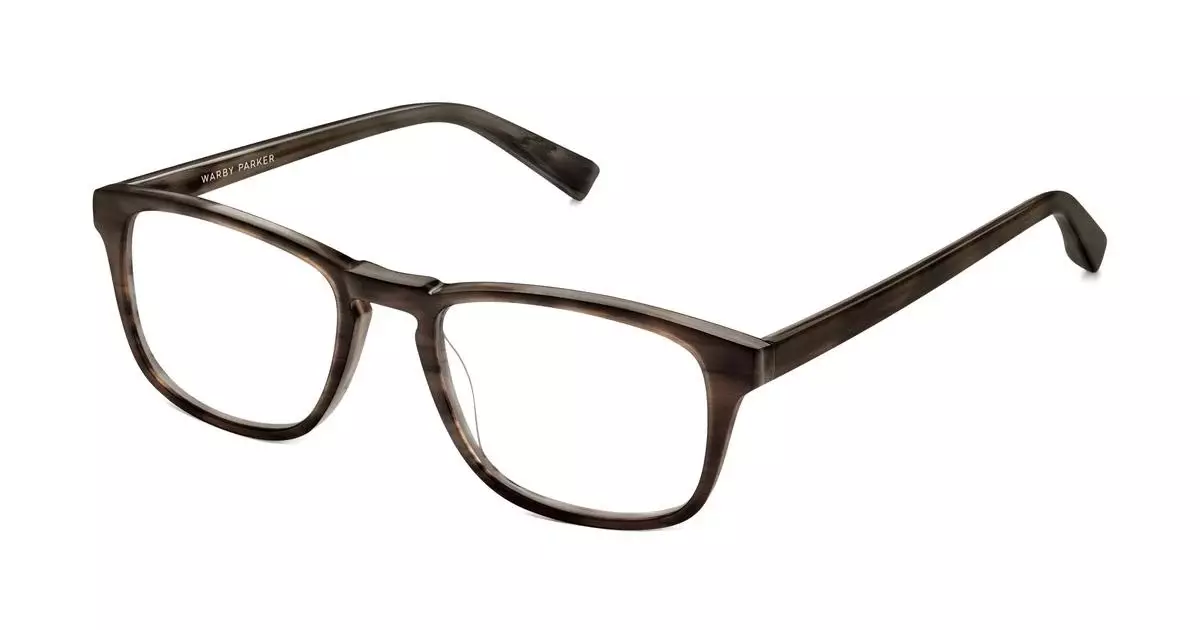 Warby Parker Bensen-Acetatrahmen in Greystone