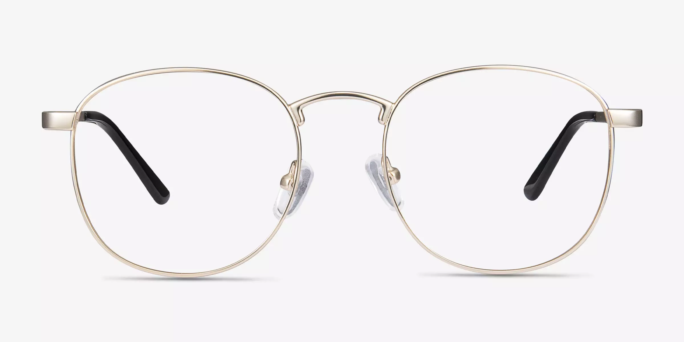 نظارات EyeBuyDirect St. Michel باللون الذهبي ؛ أماكن رخيصة لشراء النظارات