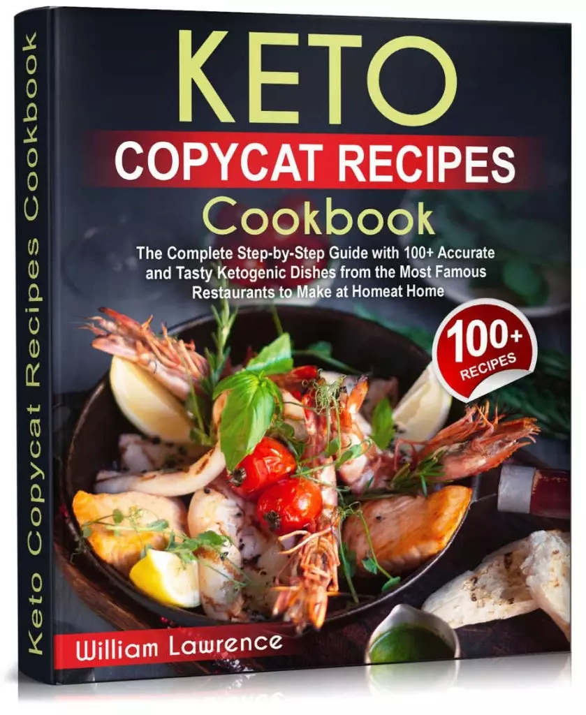 Кулінарная кніга рэцэптаў Keto Copycat, лепшыя кулінарныя кнігі па кето-дыеце