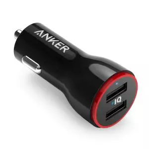 Chargeur de voiture double USB Anker 24W