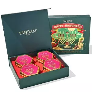 Vahdam Teas Happy Hanukkah Assorted Tea Gavesett