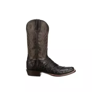 Black Lucchese Roy Boot