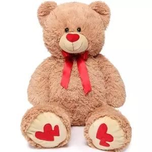 ogromen velik plišasti medvedek, najboljše darilo za valentinovo
