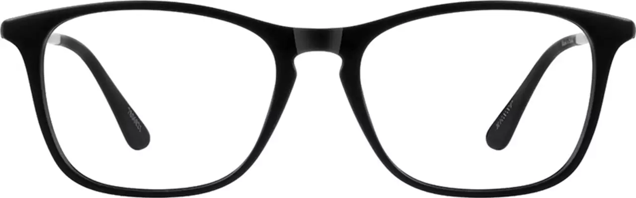Zenni 옵티컬 스퀘어 블랙 프레임, 어린이용 블루 라이트 안경