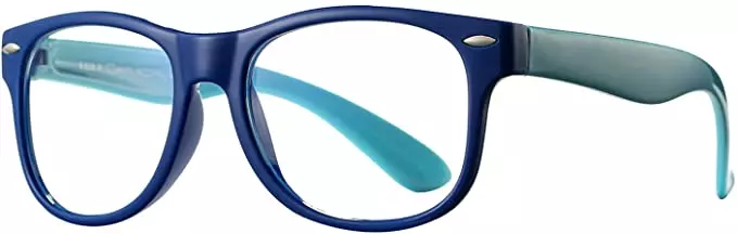 I-Pro Acme Blue Light Blocking Glasses Yezingane enezibuko eziluhlaza okwesibhakabhaka, eziluhlaza okwesibhakabhaka zezingane