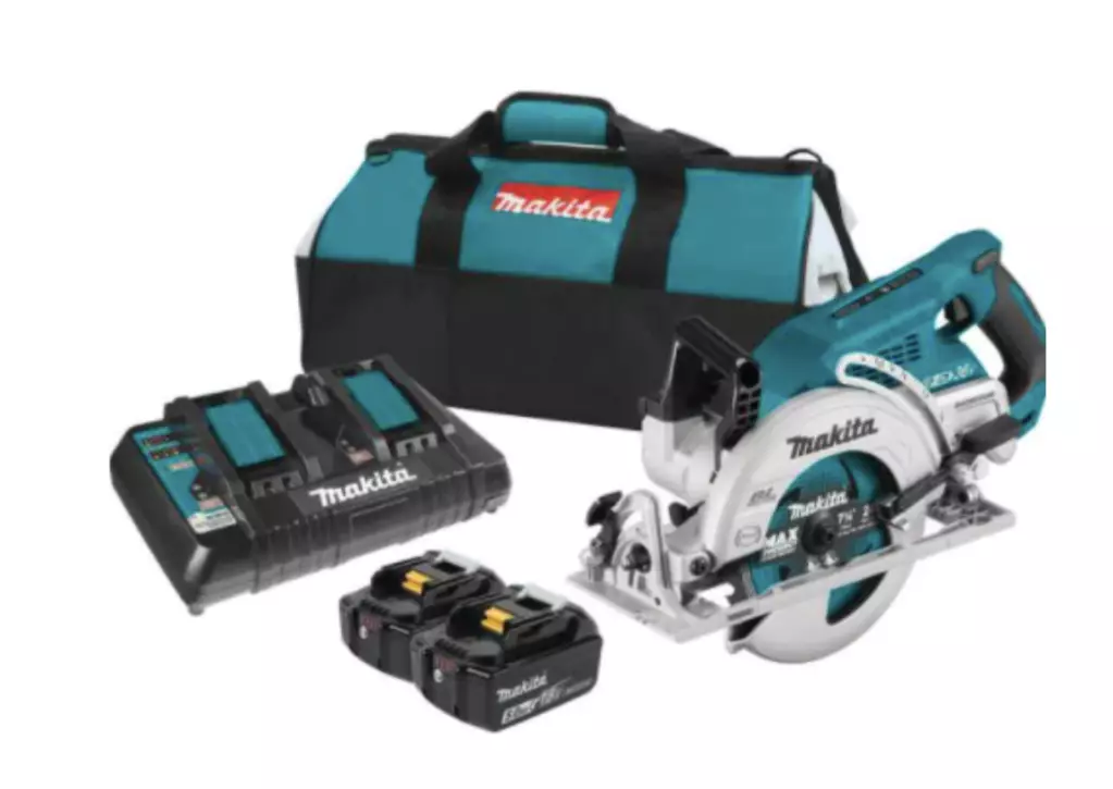 5 камплектаў цыркулярнай пілы Makita 18 В X2 LXT