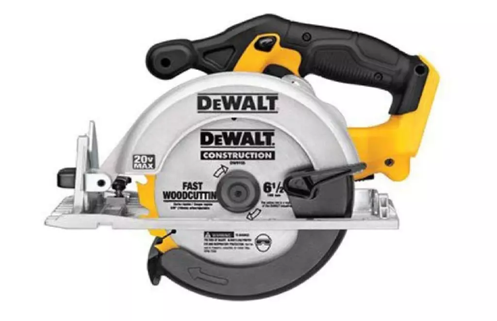 6 DEWALT 6 1/2 Inci 20V Max madauwari Saw