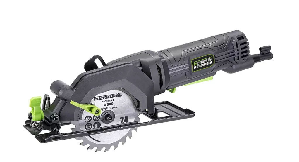 Genesis 4.0 Amp 4-1/2 “ Compact Circular Saw