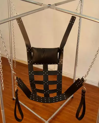 Ang Stockroom Web Leather Sex Sling