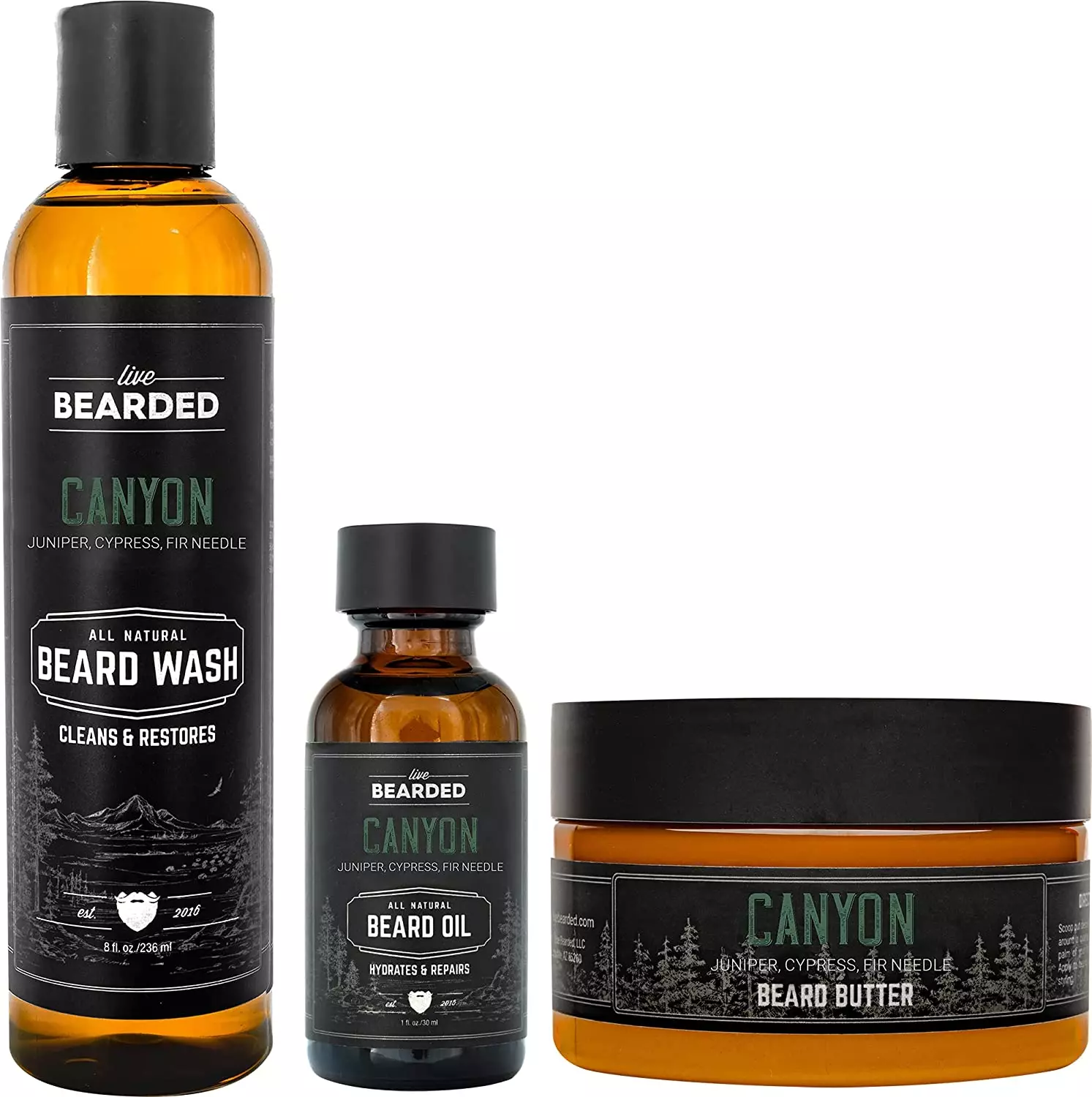 Live Bearded Beard Grooming Kit