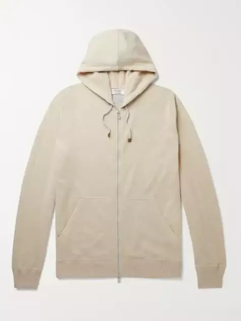 Brunello Cucinelli Cashmere Zip-Up Hoodie