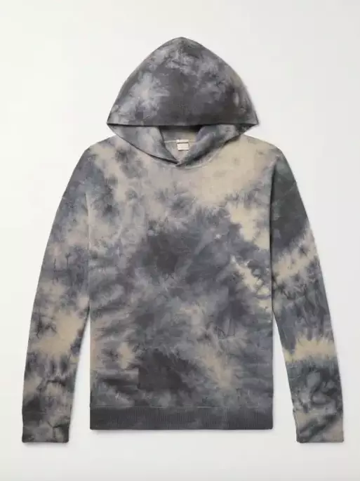 UMassimo Alba Tie-Dyed Cashmere Hoodie