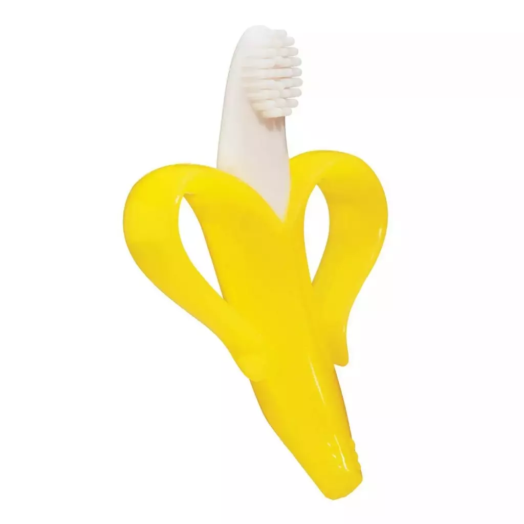Baby Banana Kojenecký zubní kartáček, nejlepší hračky na prořezávání zoubků