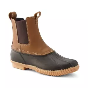 Lands 'End isolearre Flanell Lined Chelsea Duck Boots