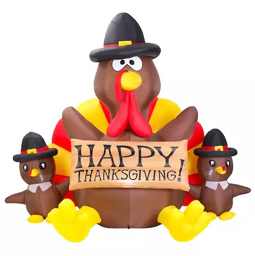 Thanksgiving Inflatable LED Lighted Display