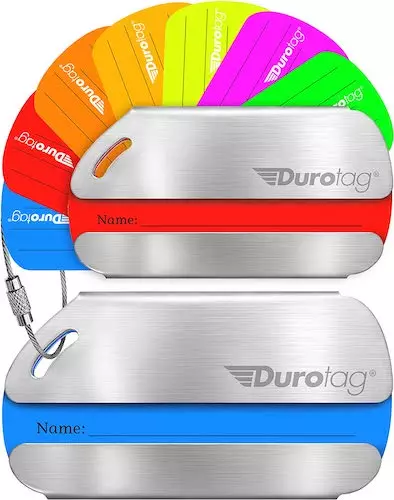 Стоманени етикети за багаж Durotag, 2 пакета