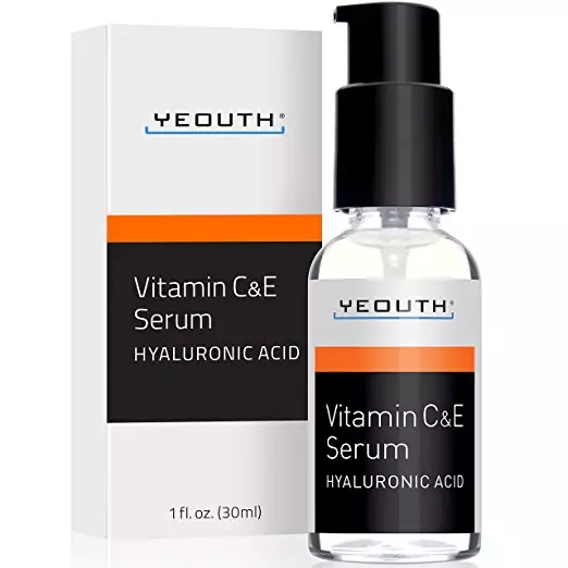 obličejová séra nejprodávanější vitamín C Amazon pod 25 $ kyselina hyaluronová pro mladé vitamín e