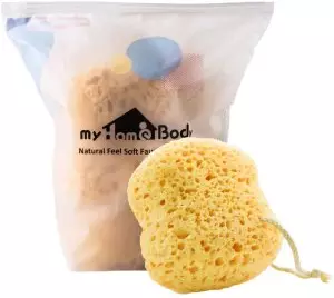 MyHomeBody premium bath sponge; molemo ka ho fetisisa loofah shaoara liponche
