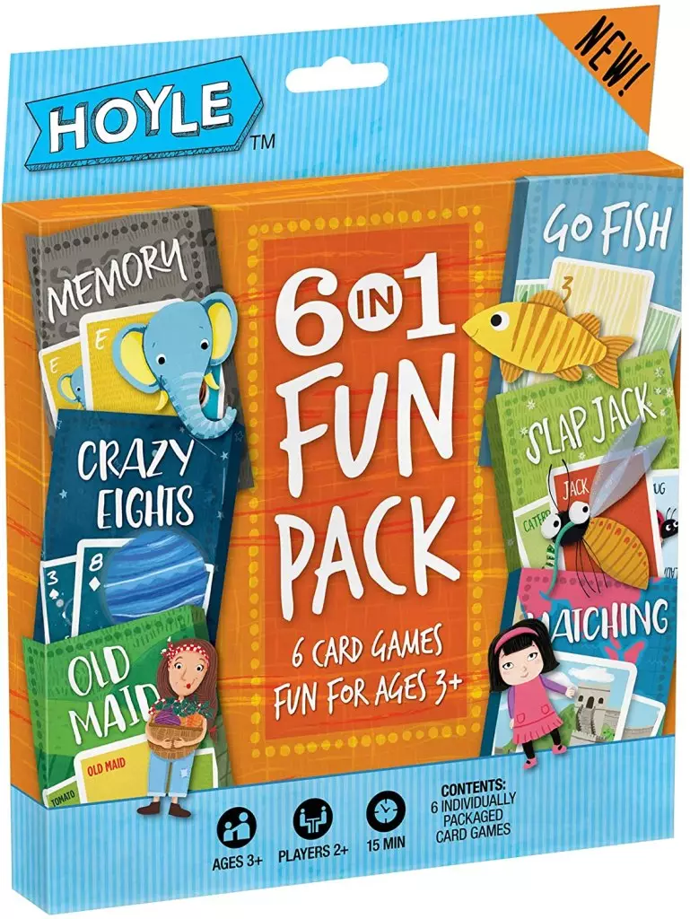 Hoyle Fun Pack-kaartspellen voor kinderen