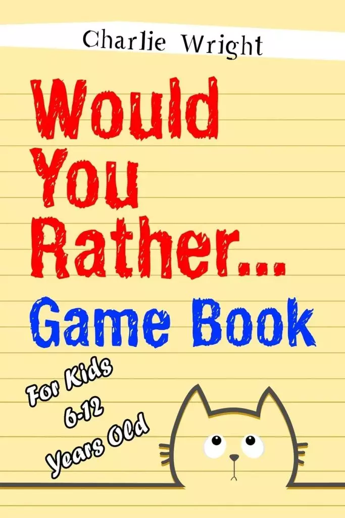 WouldYou Rather... Game Book Чарлі Райта, лепшая гульня-падарожжа для дзяцей