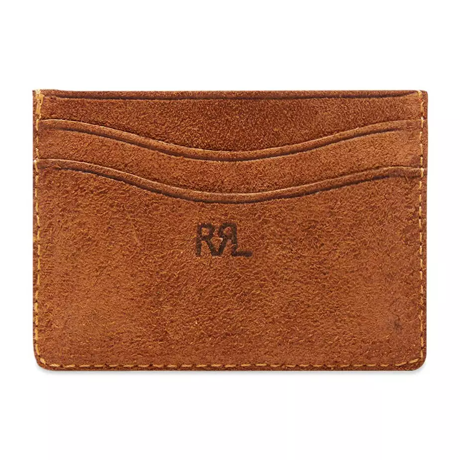 RRL Suede Cardholder