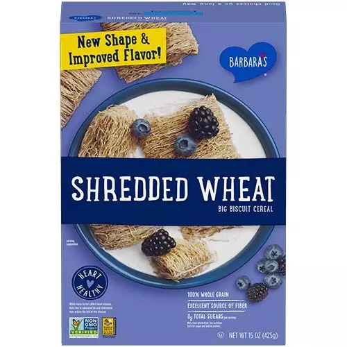 Barbara's Shredded Wheat, bedste fiberrig korn