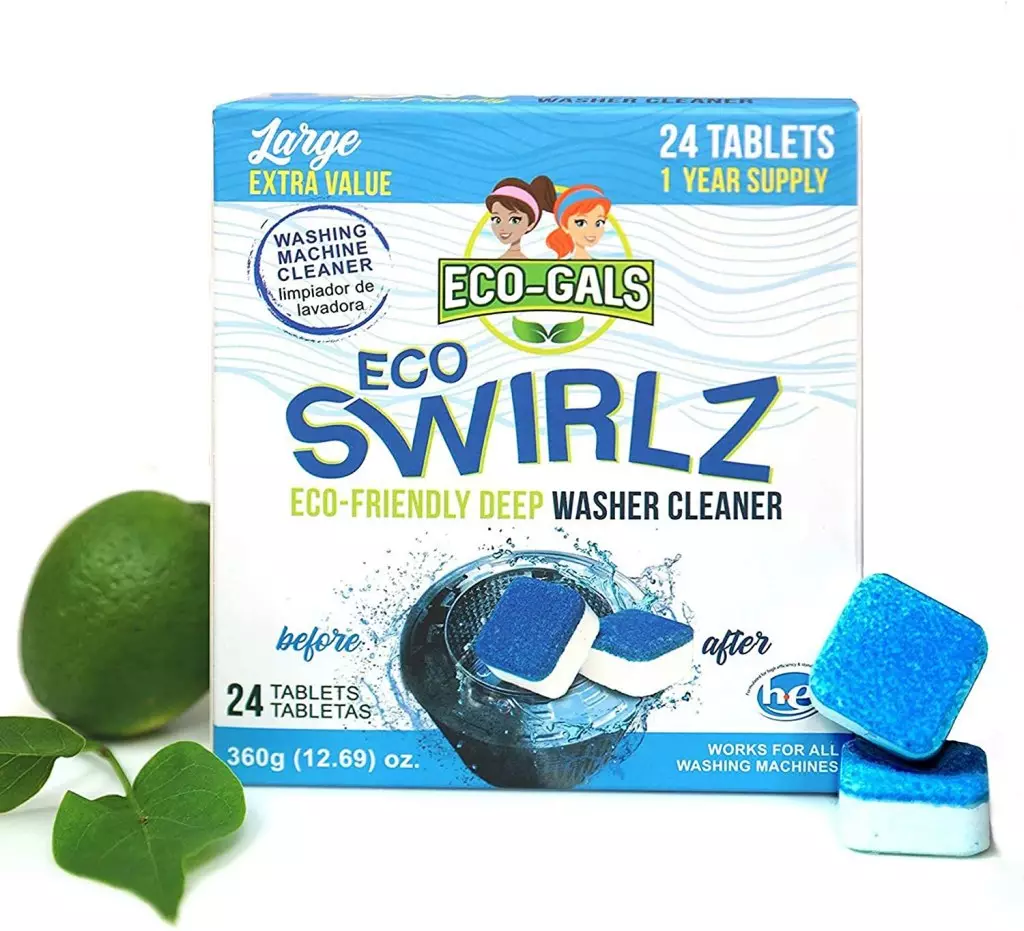 Eco-Gals Eco Swirlz pesukoneen puhdistusaine