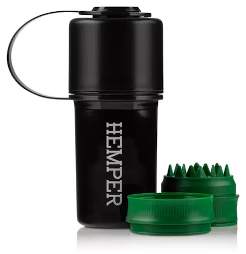 Hemper 3-in-1 Grinder fitoeran-javatra fitehirizana