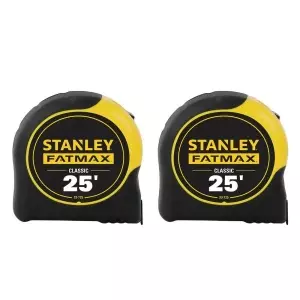Stanley 25-foot Fatmax Tape Measures, Set of 2