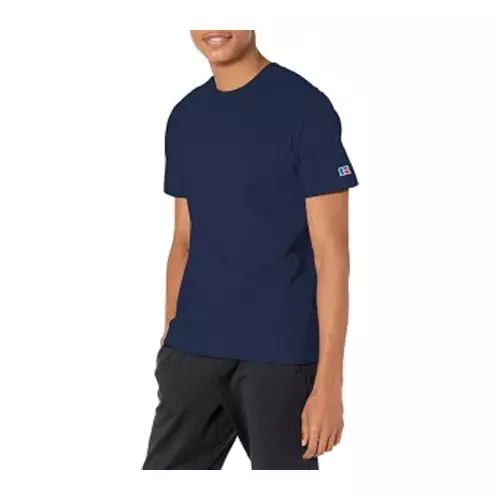 pigūs vyriški marškinėliai Russell Athletic Cotton vidutinio svorio marškinėliai