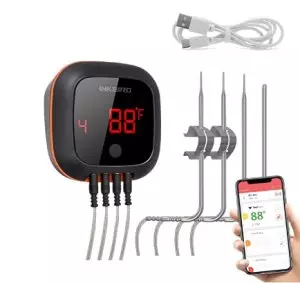 inkbird bluetooth grill bbq meat thermometer