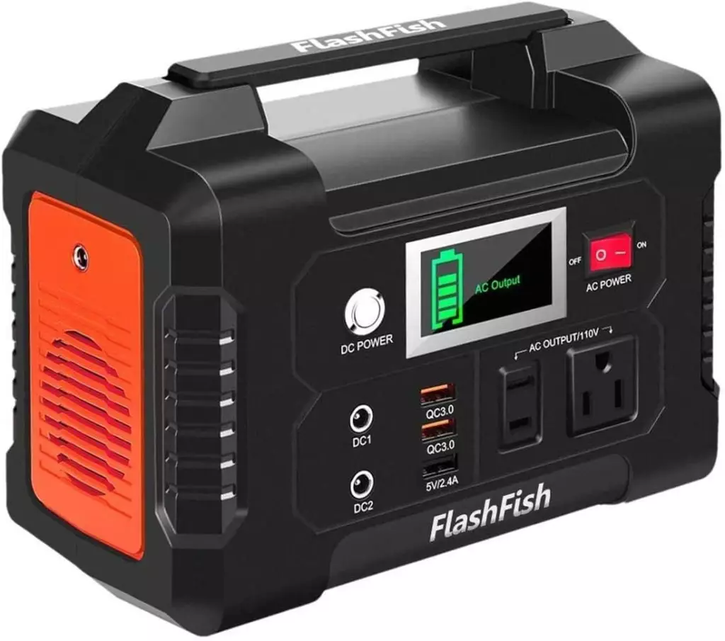 FlashFish 40800mAh нарны генератор