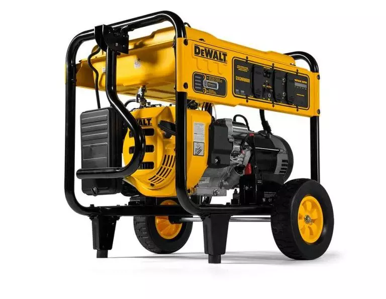 DEWALT 8000 ۋاتلىق بېنزىن ئىشلىتىلگەن ئېلېكتر قوزغىتىش ئېلىپ يۈرۈشكە ئەپلىك گېنېراتور