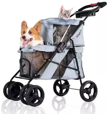 Stroller Pet karo asu lan kucing
