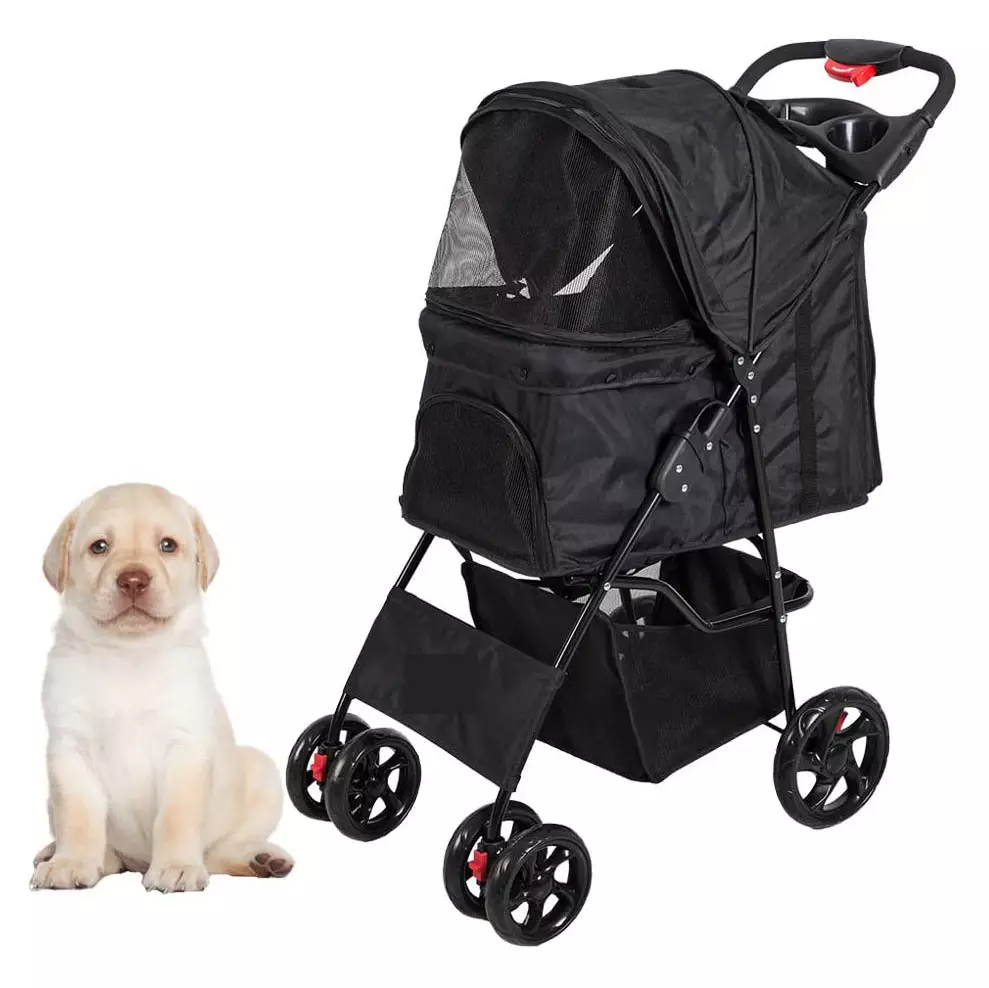 Karmas Produk Pet Stroller pikeun Dua