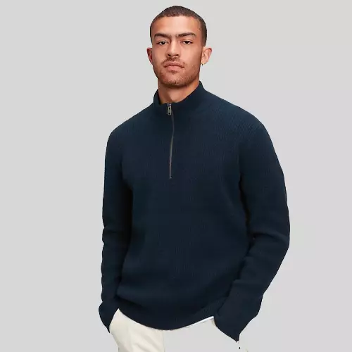 half zip sweater