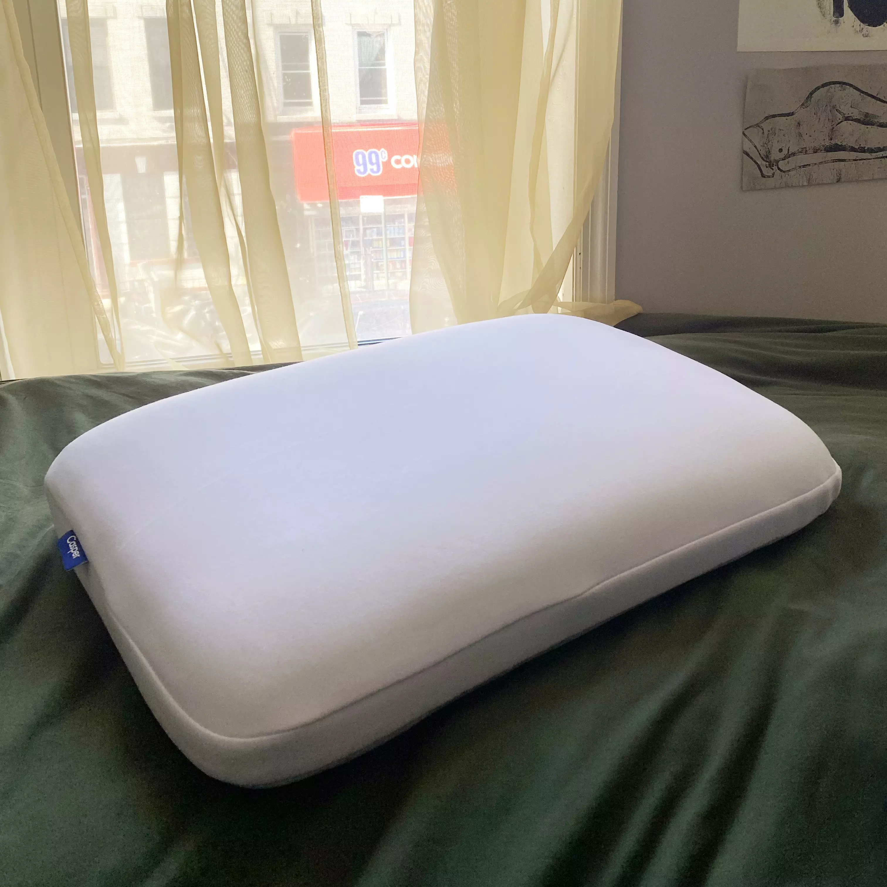 Casper Foam Pillow mit Snow-Technologie