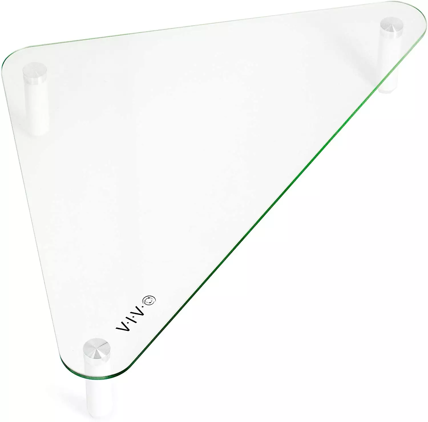 VIVO Glass Ergonomic Tabletop Riser