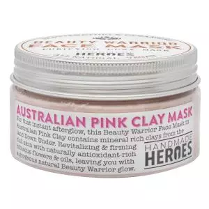 Австралийская розовая глиняная маска для лица «Воин красоты»