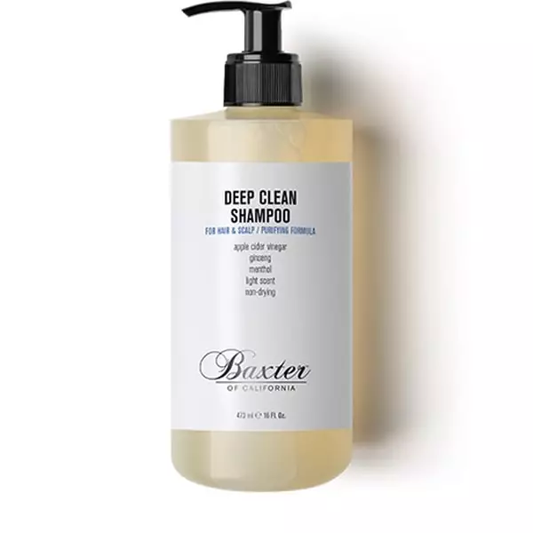 Baxter of California Deep Clean šampon; najboljši šampon za moške